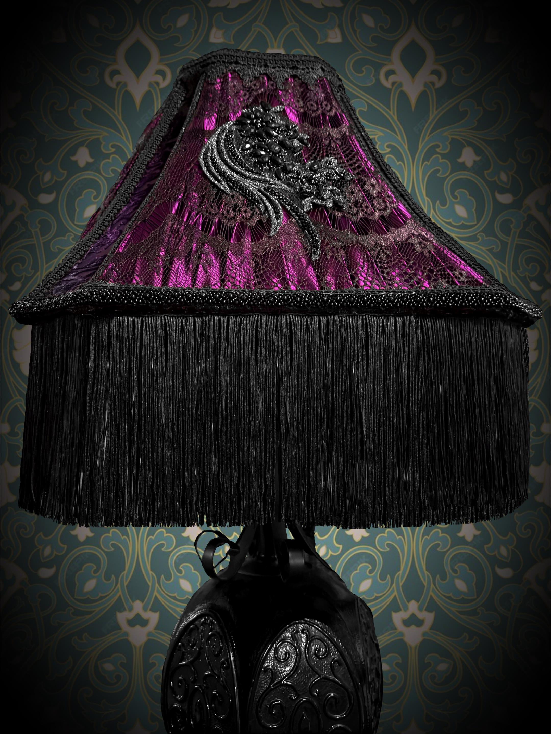 Royal Purple Victorian Boudoir Luxury Romantic Lampshade - Etsy