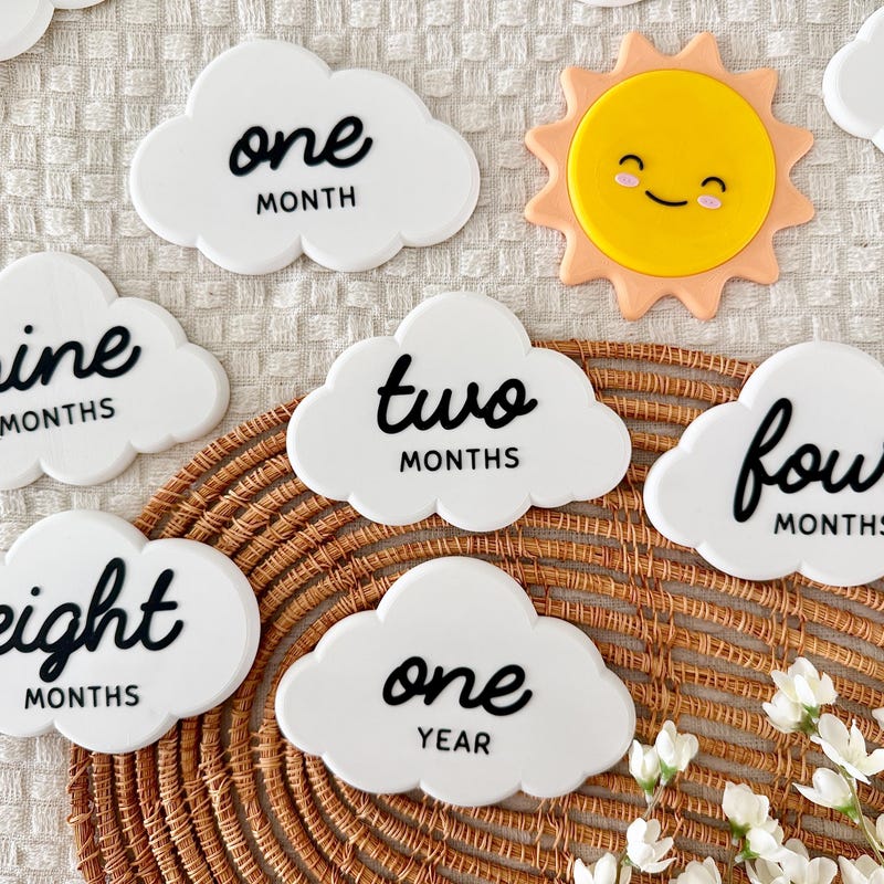 Baby Month Signs - Etsy