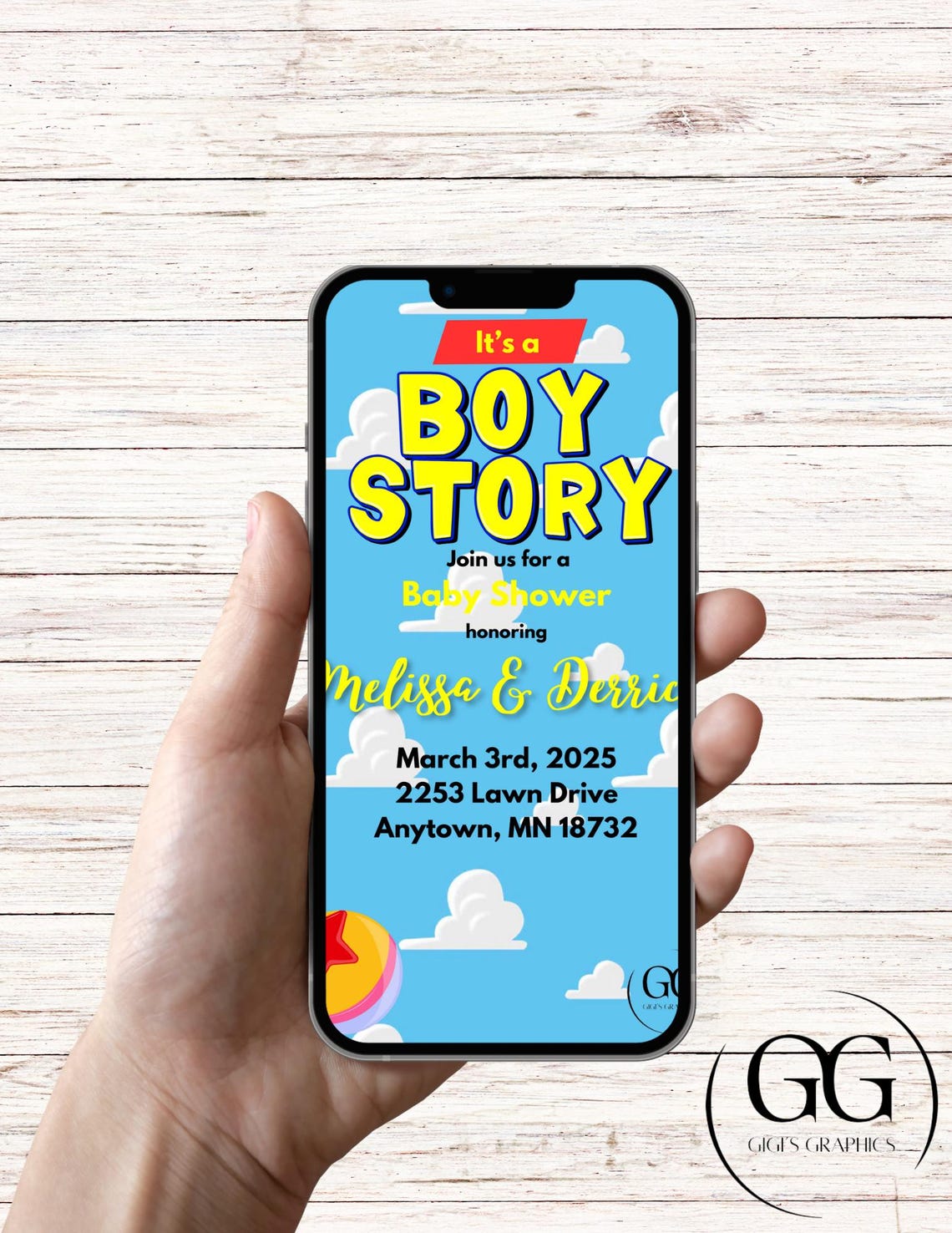 Boy Story Baby Shower Invitation - Etsy