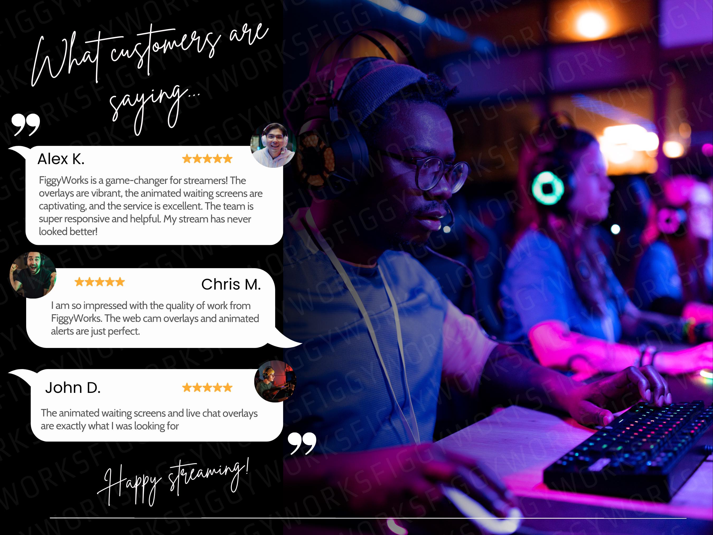 Purple White Modern, 4 Animated, 4 Static, High Quality, Waiting ...