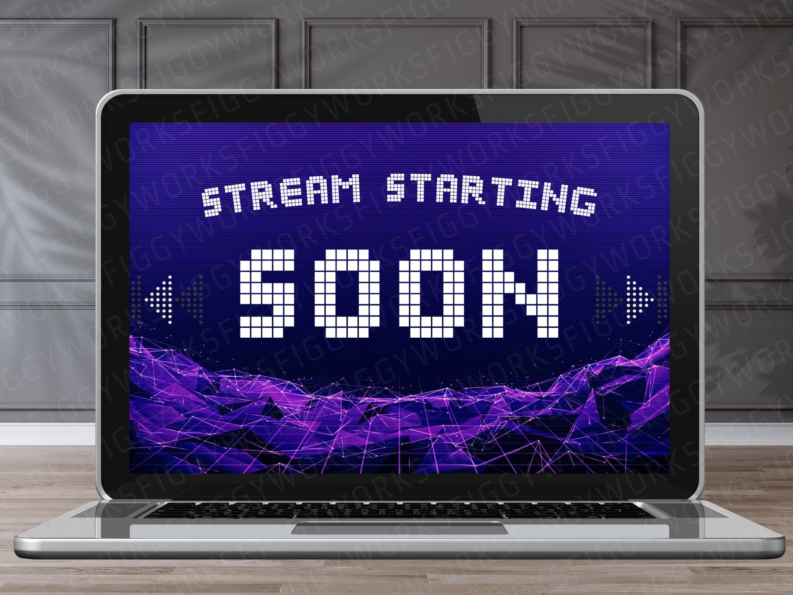 Purple White Modern, 4 Animated, 4 Static, High Quality, Waiting ...