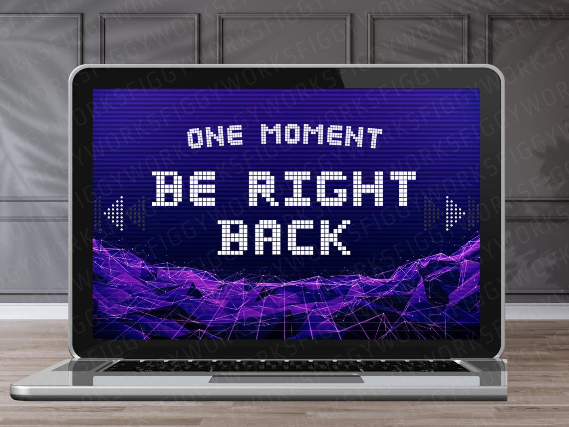 Purple White Modern, 4 Animated, 4 Static, High Quality, Waiting ...