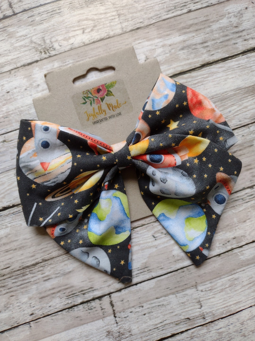 Space Hair Bow , Space Sailor Bow , Large Space Hair Bow , Space Hair ...