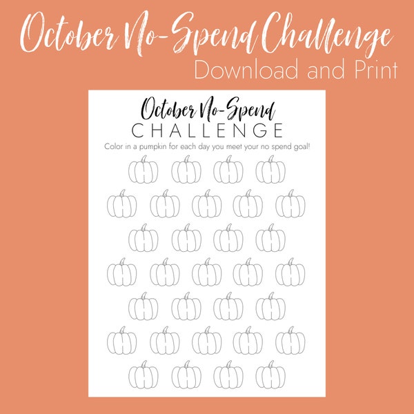 No Spend Printables - Etsy