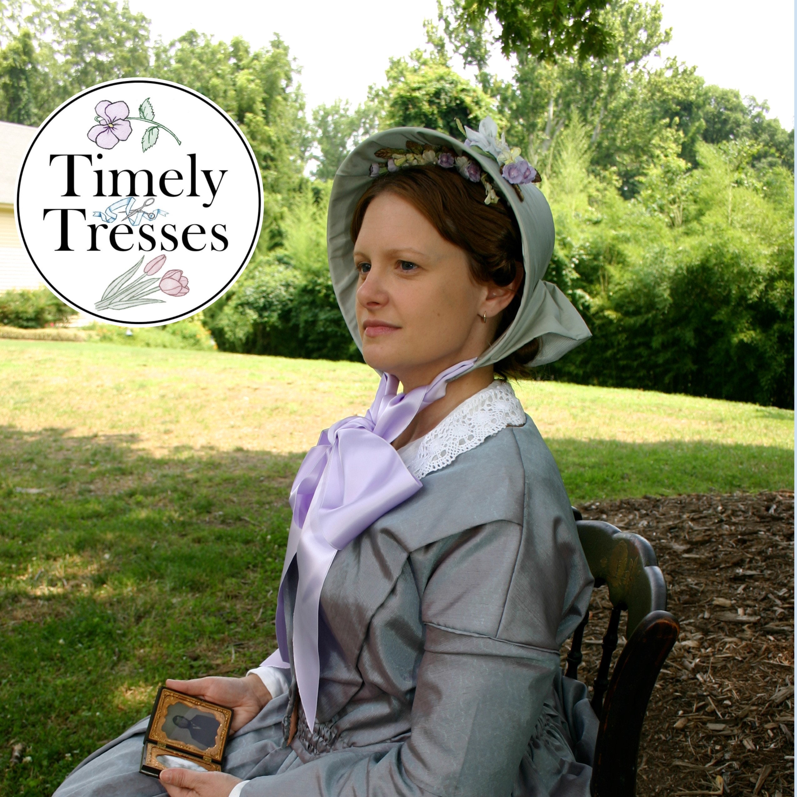 The Lavinia Ruth Round Cottage Bonnet Pattern Mid 19th Century - Etsy