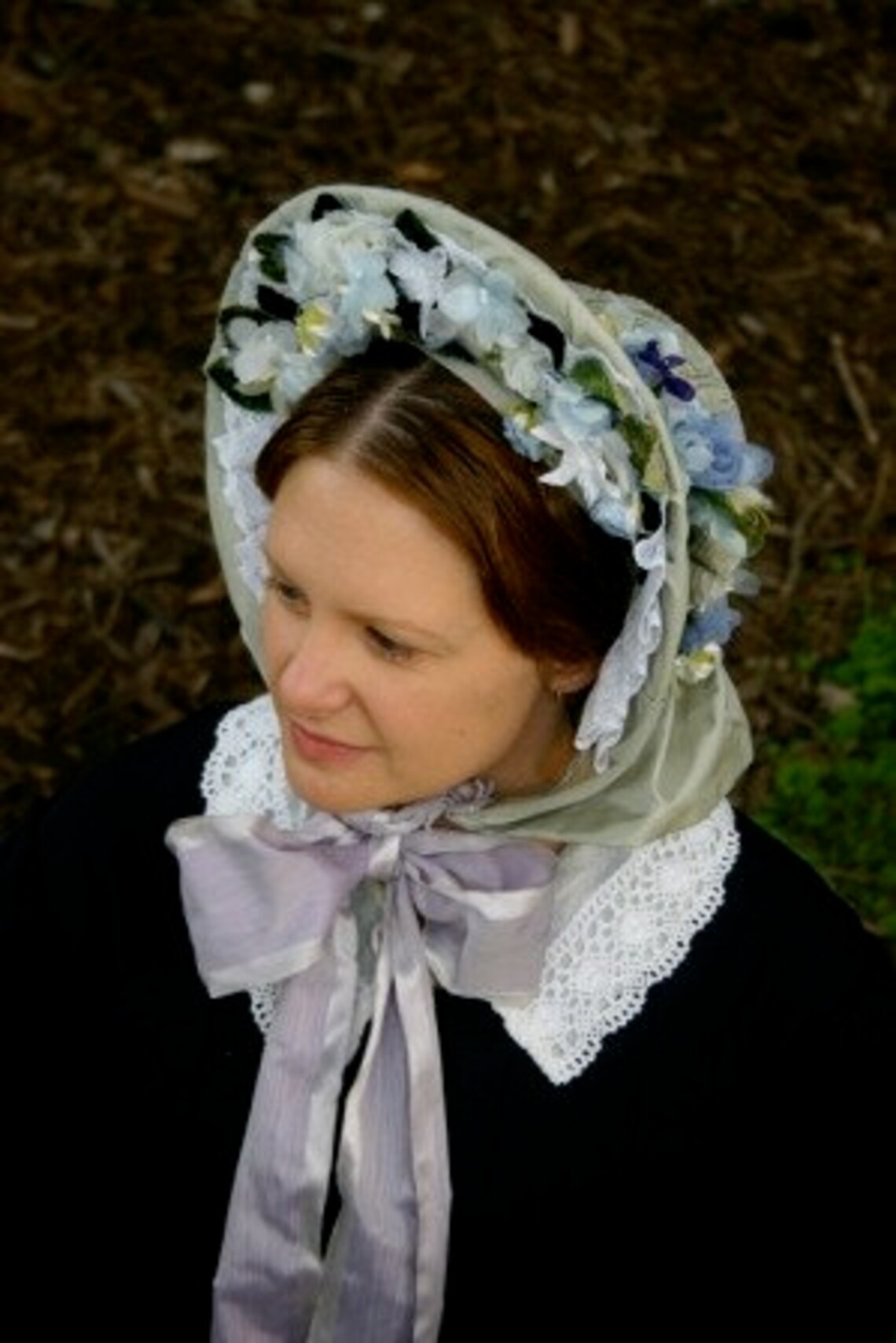 The Flora Francine American Civil War Era Low Brim Bonnet Pattern - Etsy
