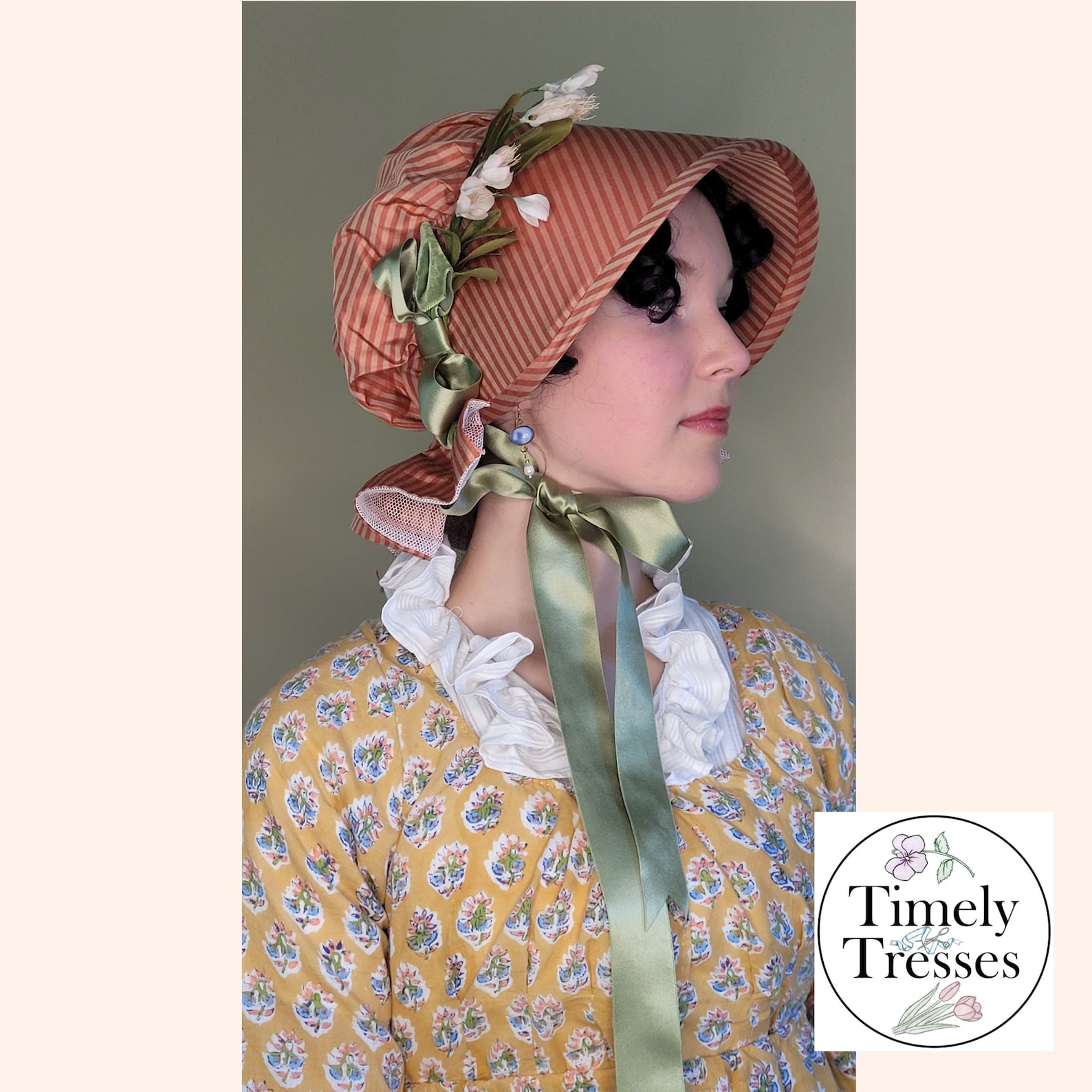 Cordelia Regency Bonnet Pattern - Etsy