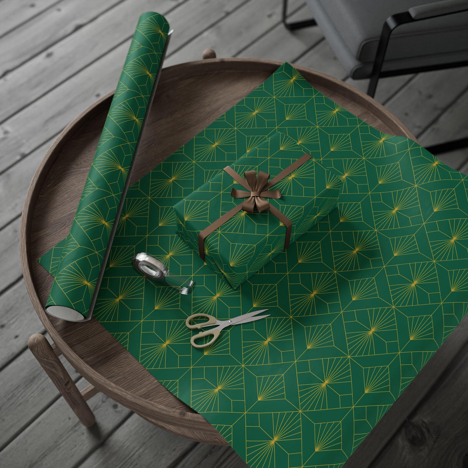 Art Deco Inspired Wrapping Paper, Luxurious Vintage Gift Wrap, Elegant ...
