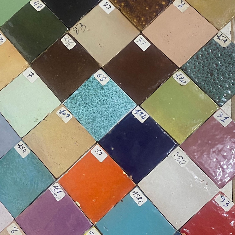 Moroccan Zellige Tiles - Mosaic Tile 10x10 Cm, Kitchen & Bath ...