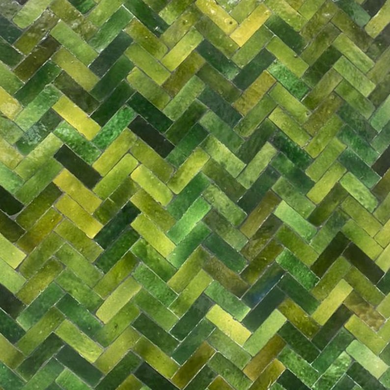 Zellige Tiles - 30x30cm Ready-to-install Panels , Bathroom, Walls ...
