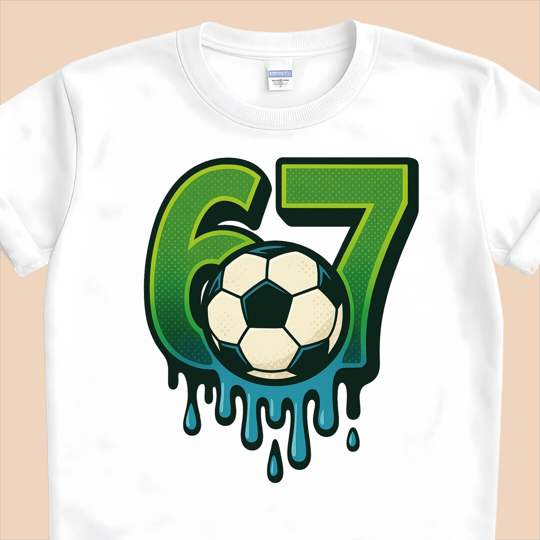 67 Football Drip PNG • Green Slime Soccer Design • Trendy Sports ...