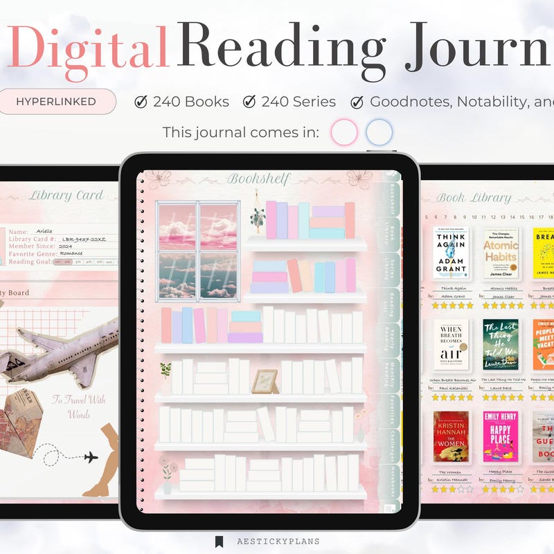 Reading Journal - Etsy