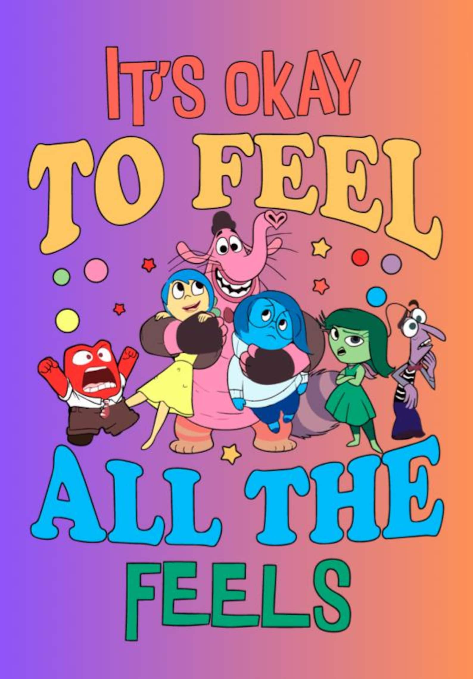 Inside Out Feelings Chart - Etsy
