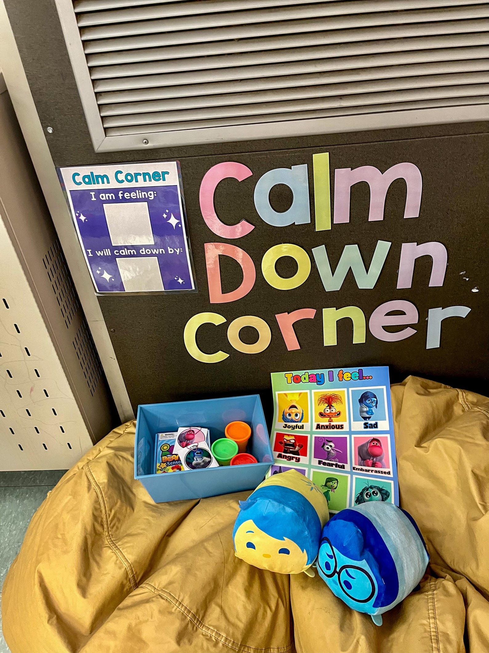 Inside Out Feelings Chart (spanish) - Etsy