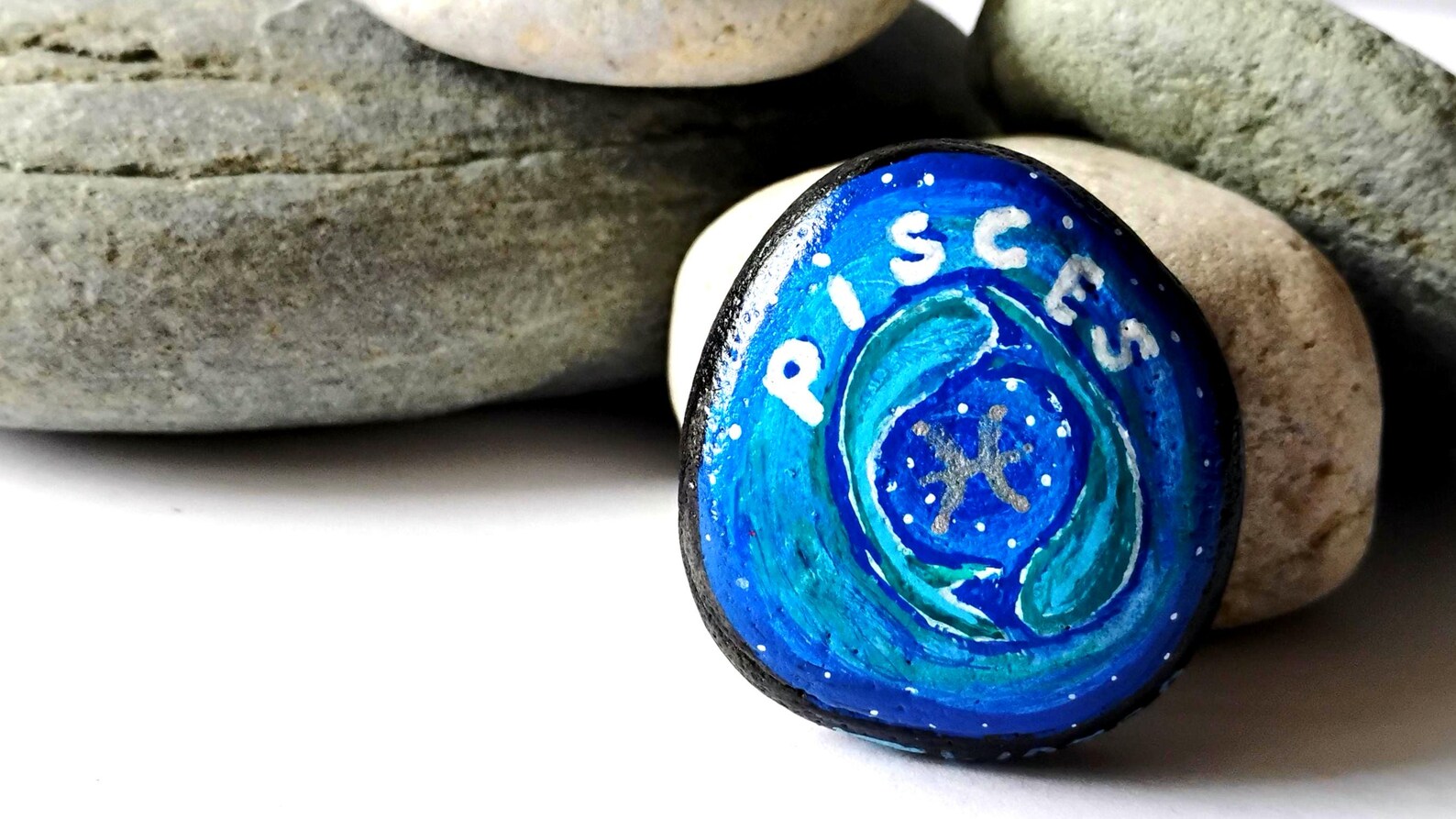 Zodiac Sign Hand Painted Rock, Astrology Hand Painted Rock, Virgo ...