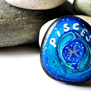 Zodiac Sign Hand Painted Rock, Astrology Hand Painted Rock, Virgo ...