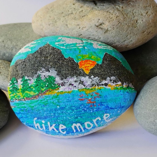 Halloween Ghost Painted Rock, Boo Hand Painted Rock, Halloween ...