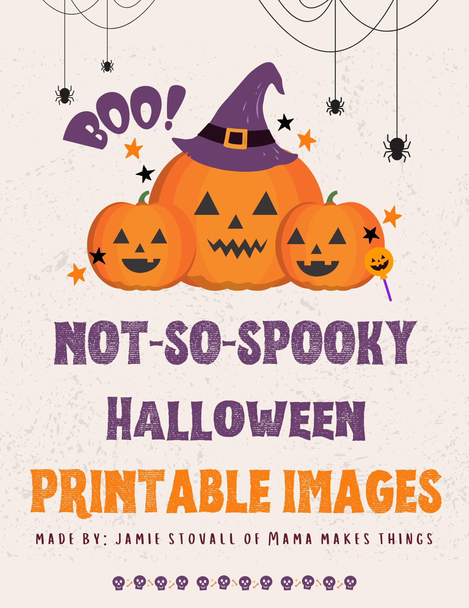 Not-so-spooky Halloween Printable Images - Etsy