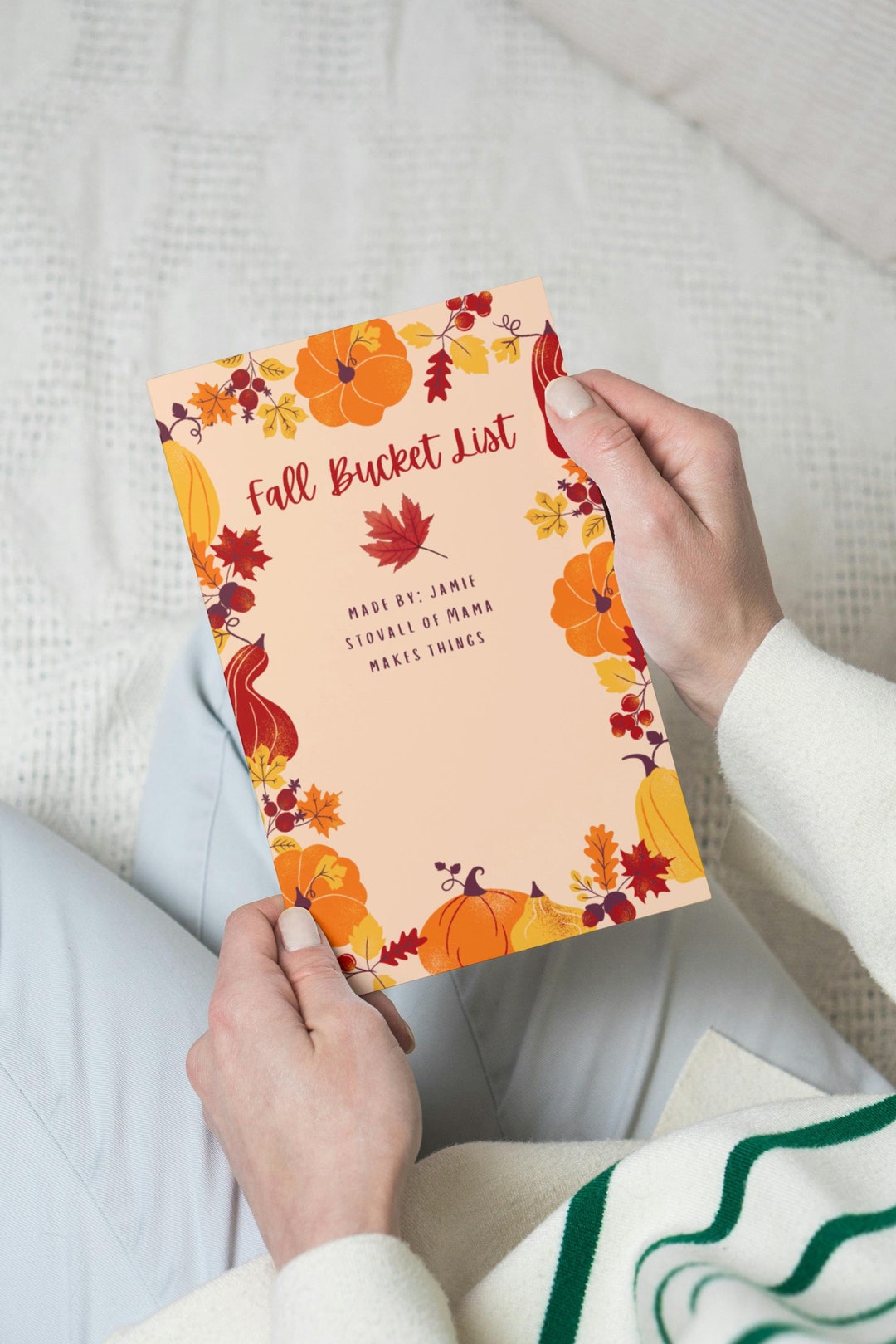 Fall Bucket List Printable Digital Download - Etsy