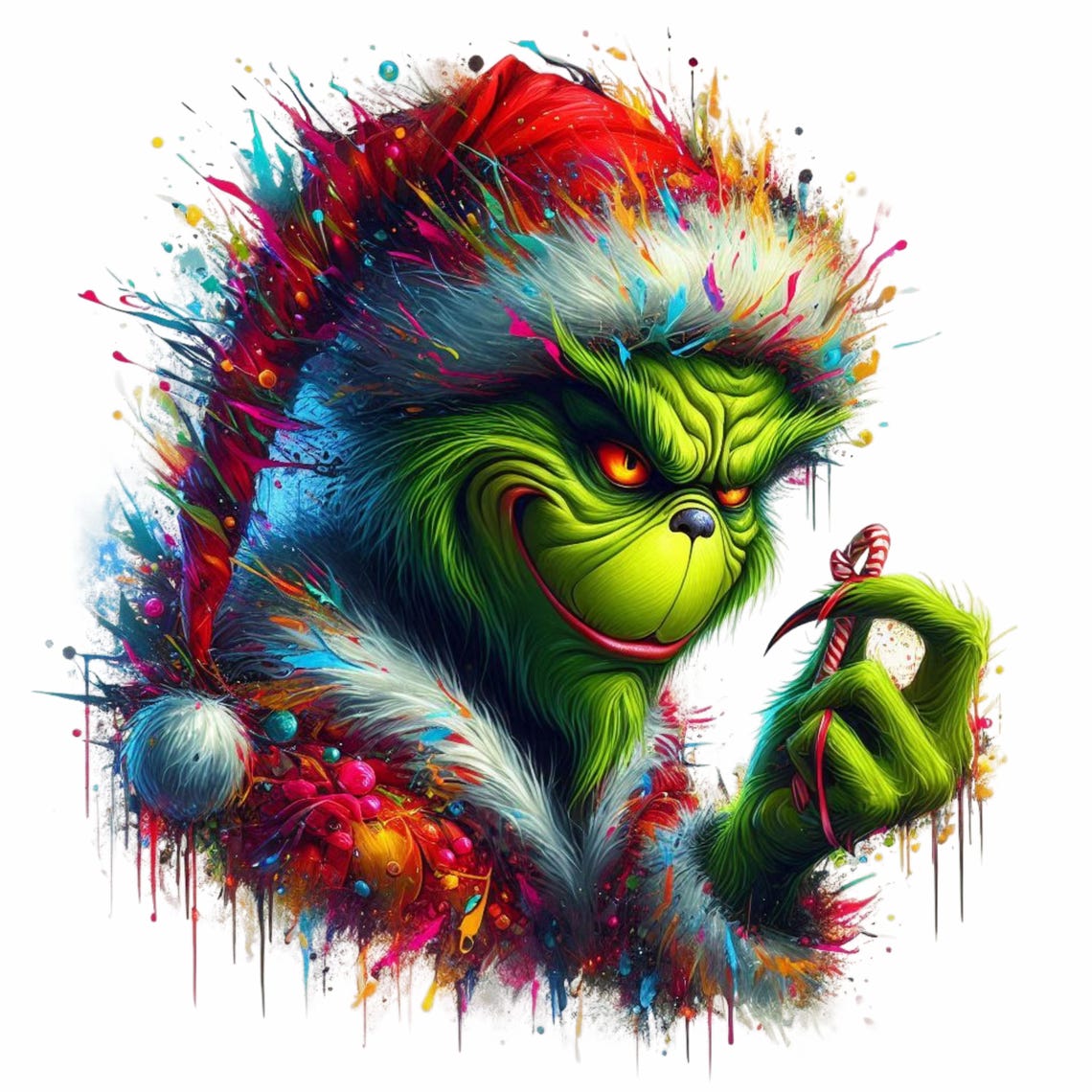 Grinch PNG , Christmas PNG Bundle 13x13 Inches ,300 DPI Transparent Png ...