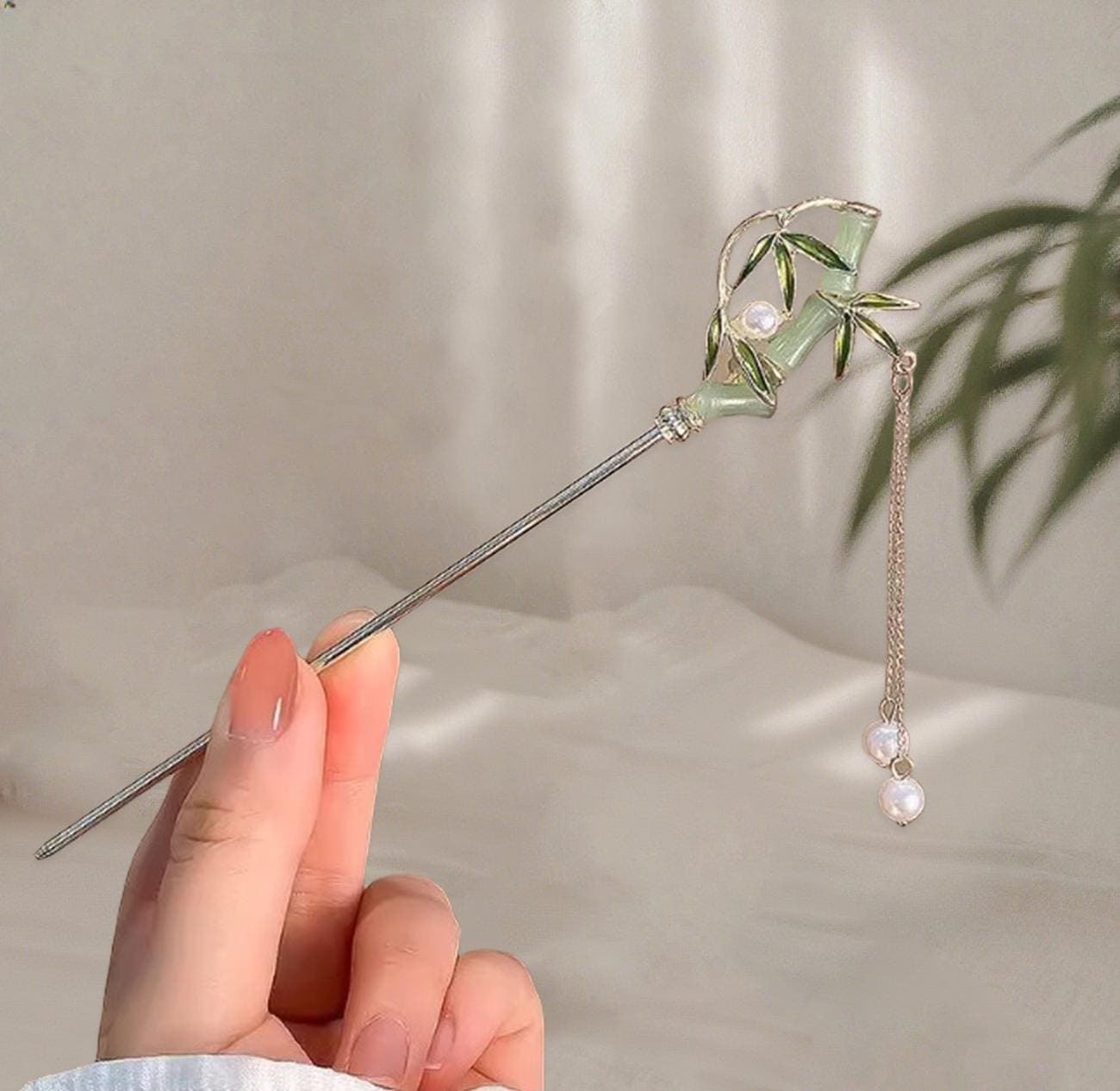 Floral Pearl Hair Sticks Set: Retro Palace Style Hairpins - Etsy
