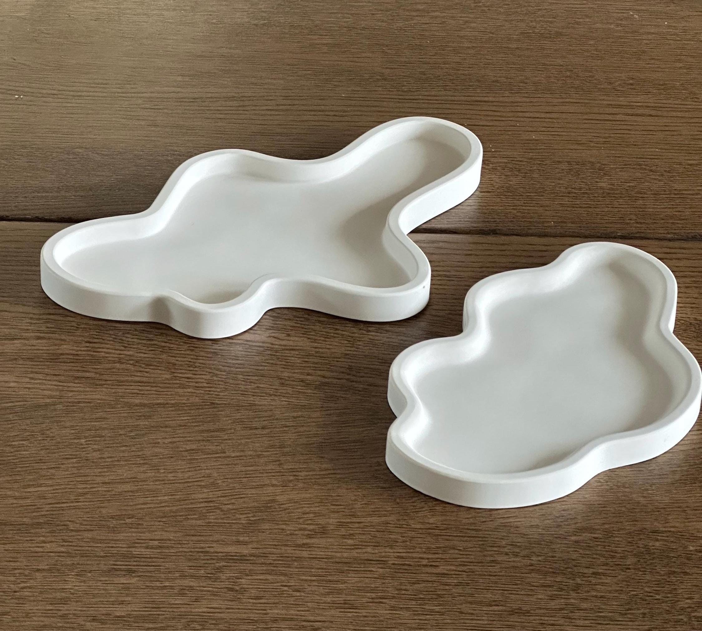 Freeform Ceramic Tray: Marble Color Key Holder, Home Decor - Etsy
