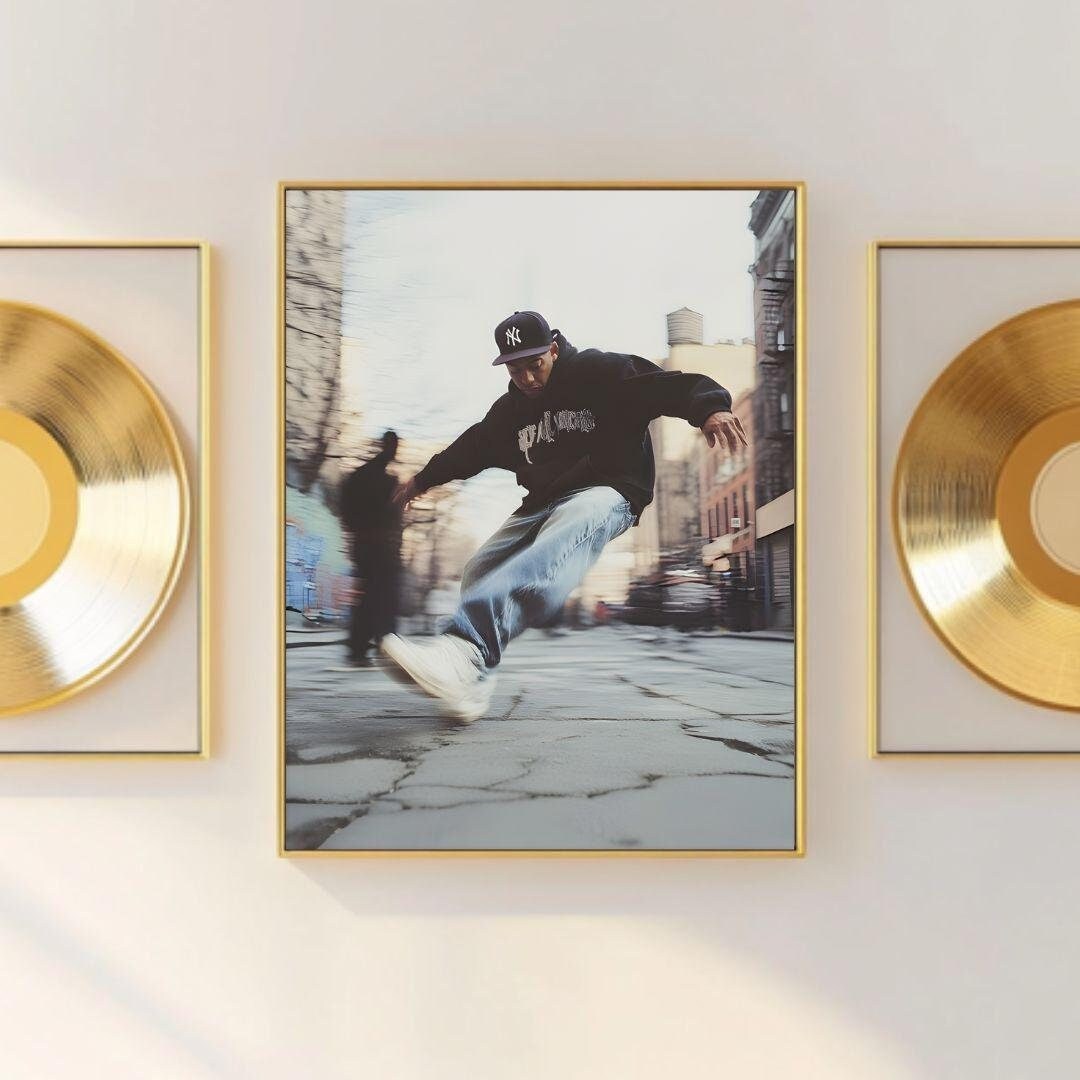 Street Breakdance Poster, Oldschool Hip Hop Energy, 90s Urban Culture ...
