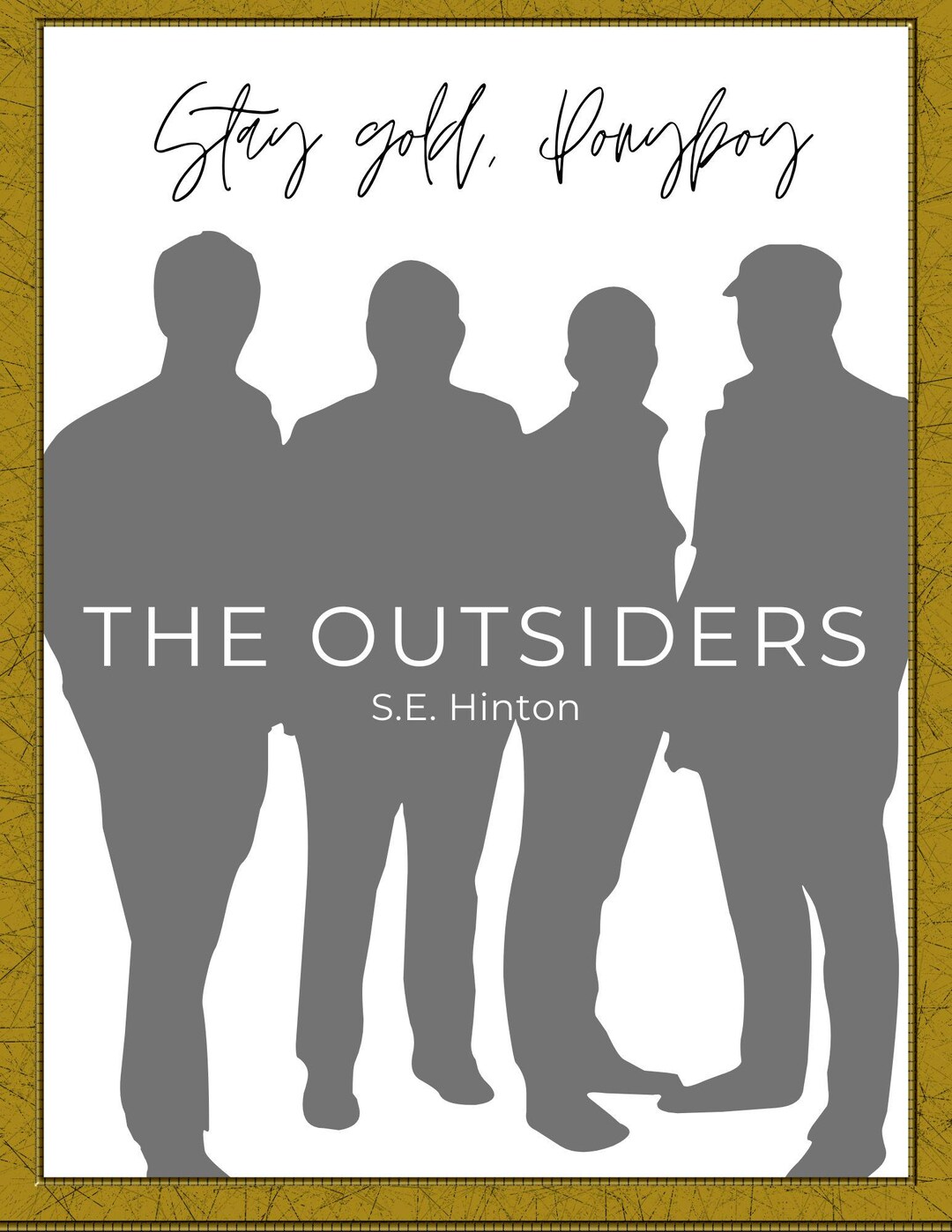 The Outsiders Book Poster - Etsy
