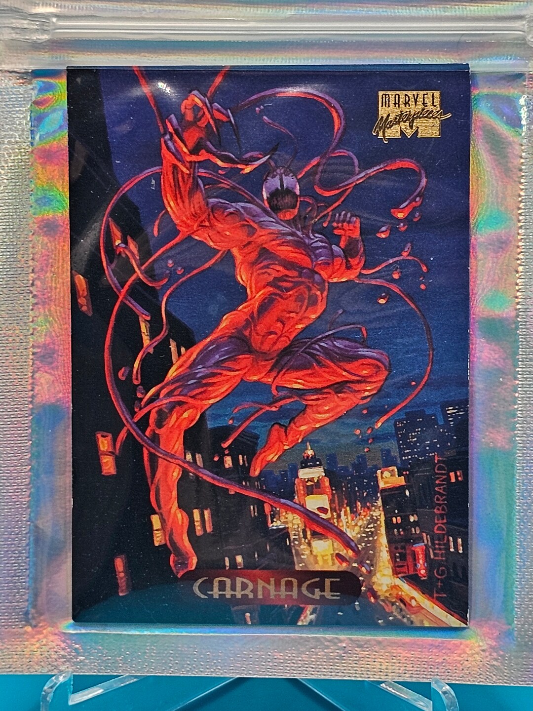 Upcycled Marvel Carnage Card Refrigerator Magnet - Etsy