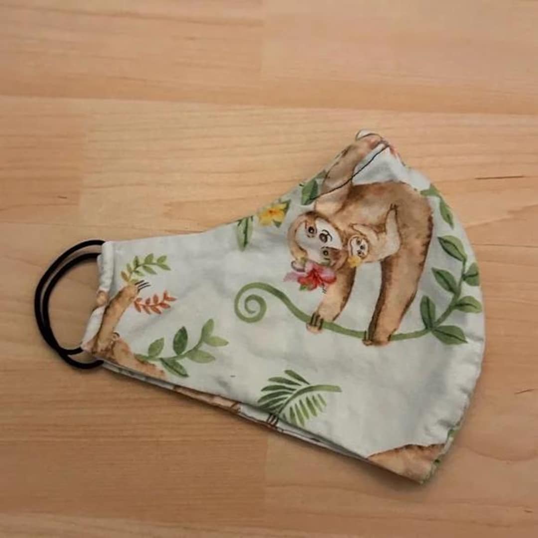 Mens Sloth Face Mask - Etsy