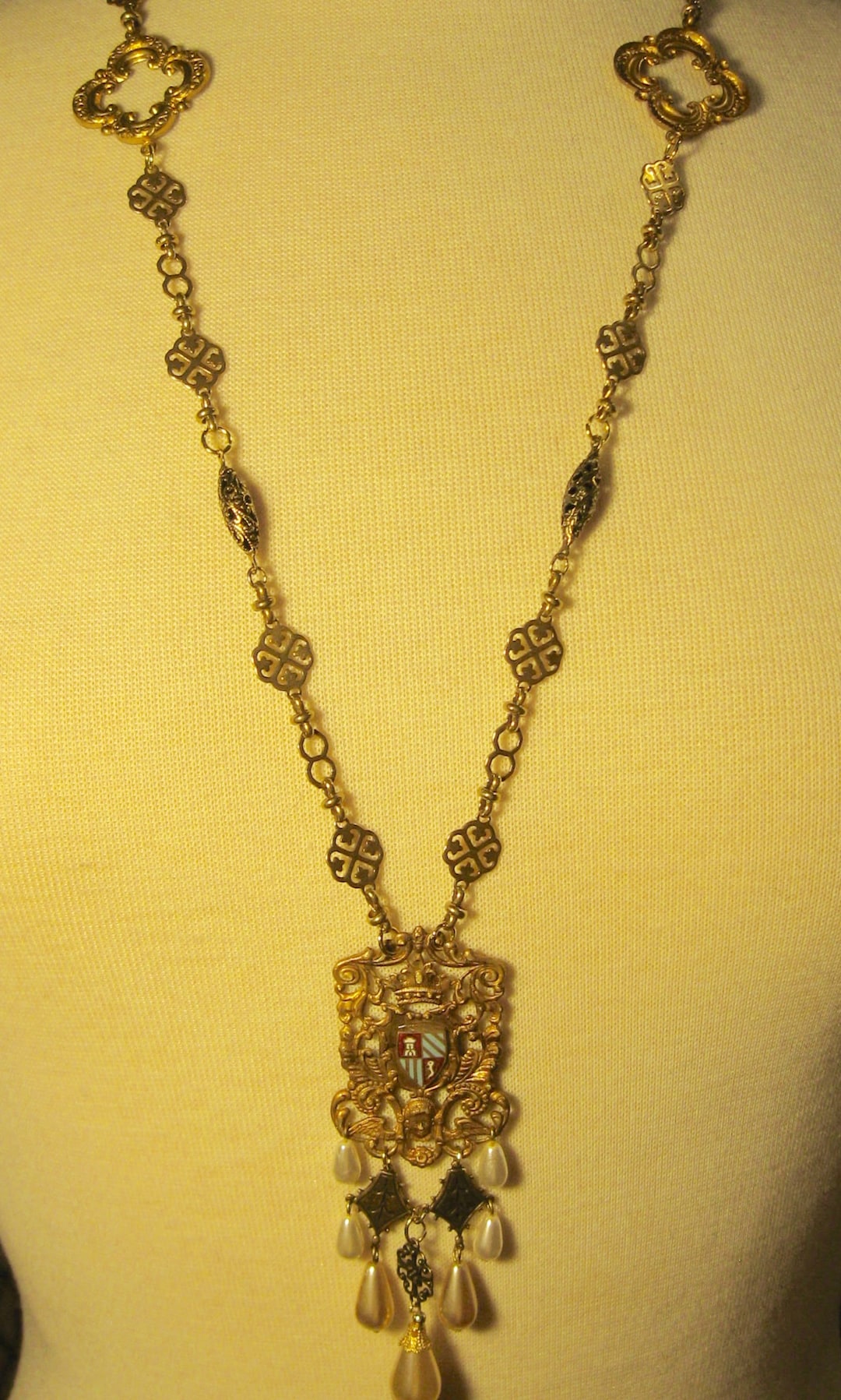 Italian Renaissance Necklace/ Lorenzo De Medici - Etsy