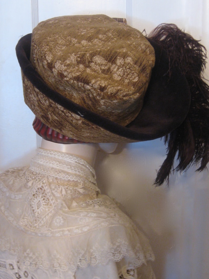 Edwardian Brimmed Toque Hat - Etsy