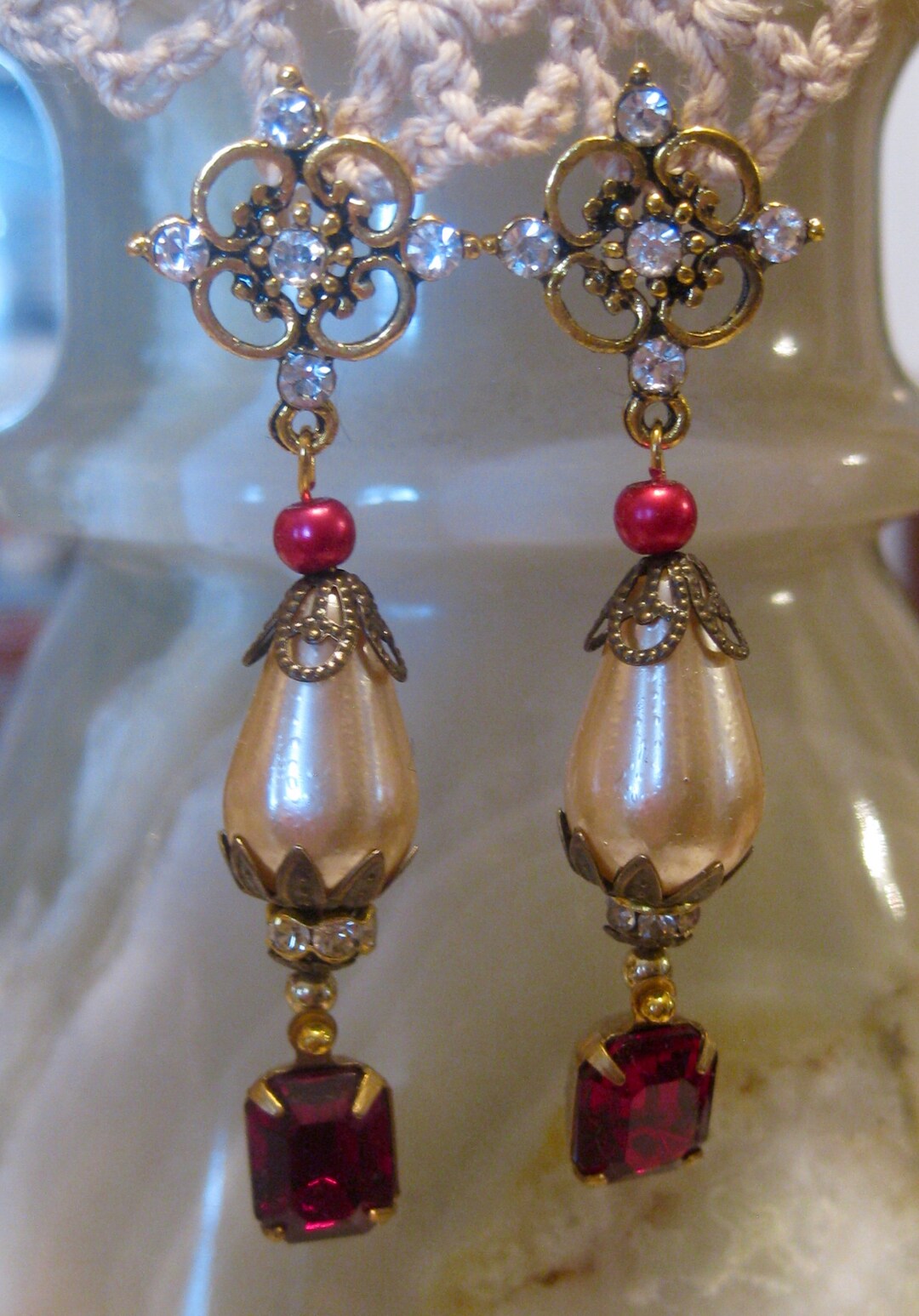 Italian Renaissance Earrings/ Isabella - Etsy