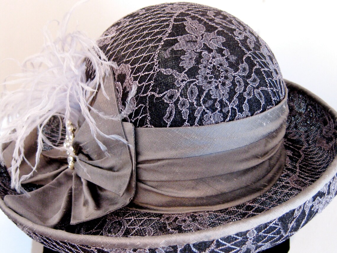 Pewter Lace Cloche - Etsy