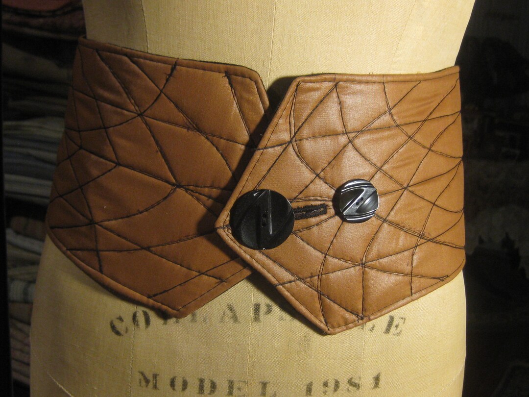 Quilted Corset Belt - Etsy