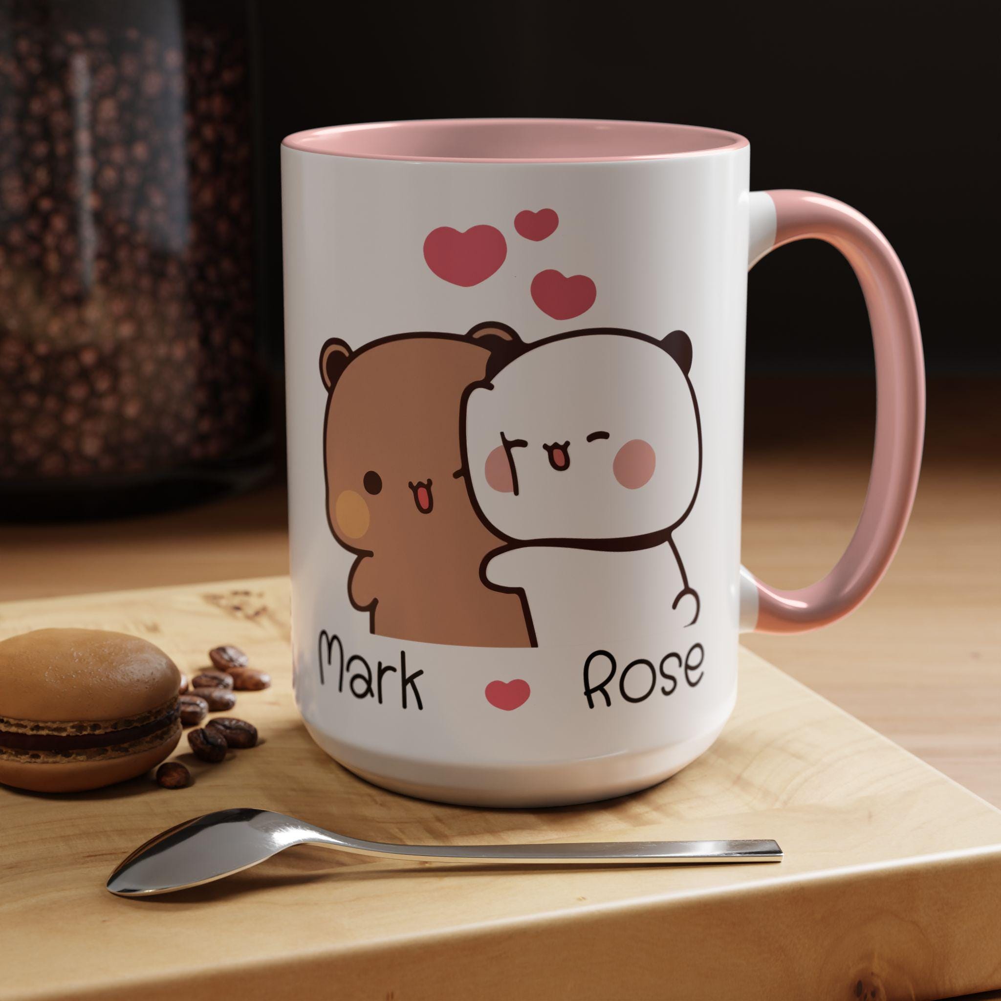 Personalized Dudu Bubu Coffee Mug Cute Bears Coffee Cup Birthday ...