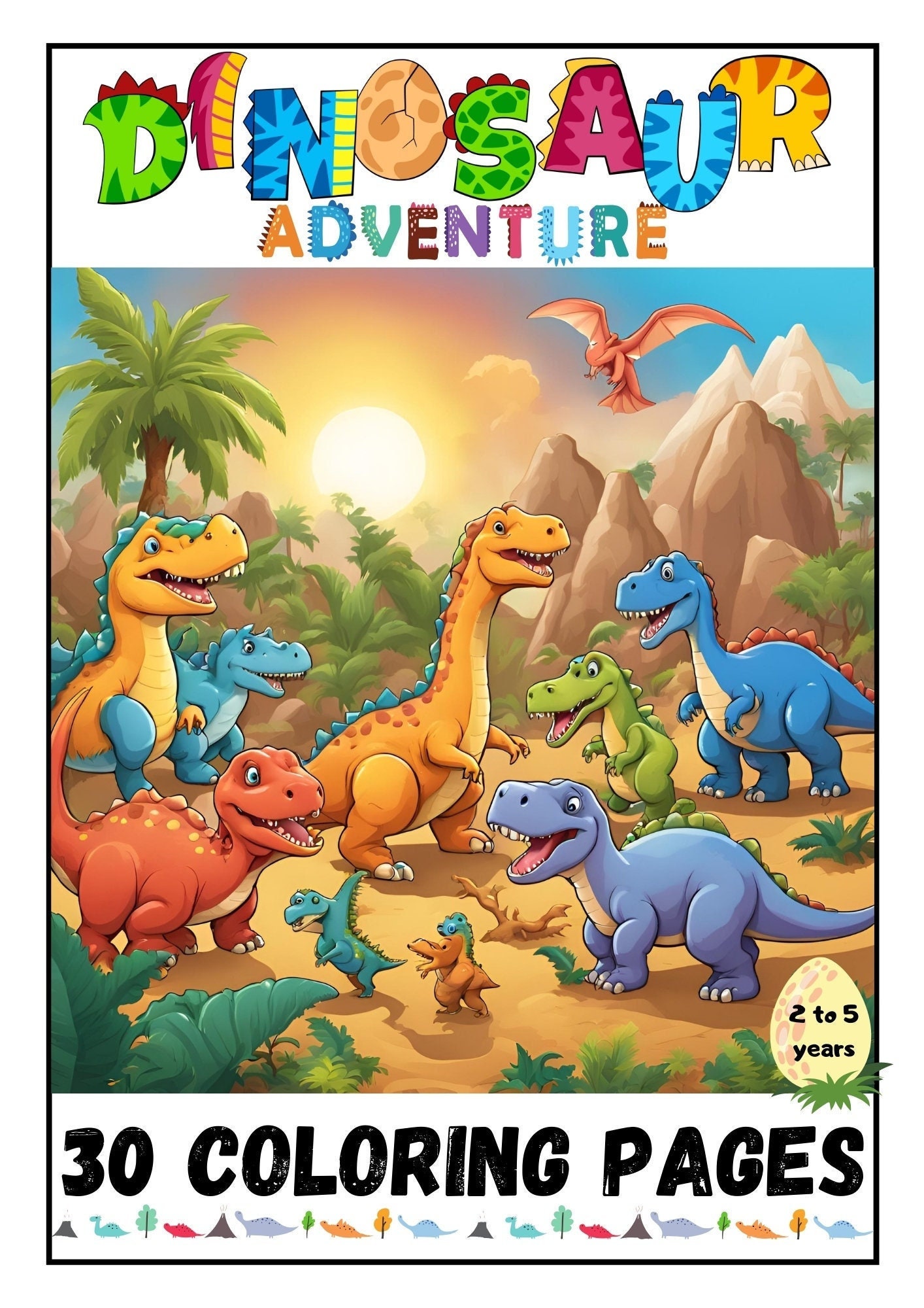 Dinosaur Coloring Pages, Printable Dinosaur Activity, Kids, Creative ...