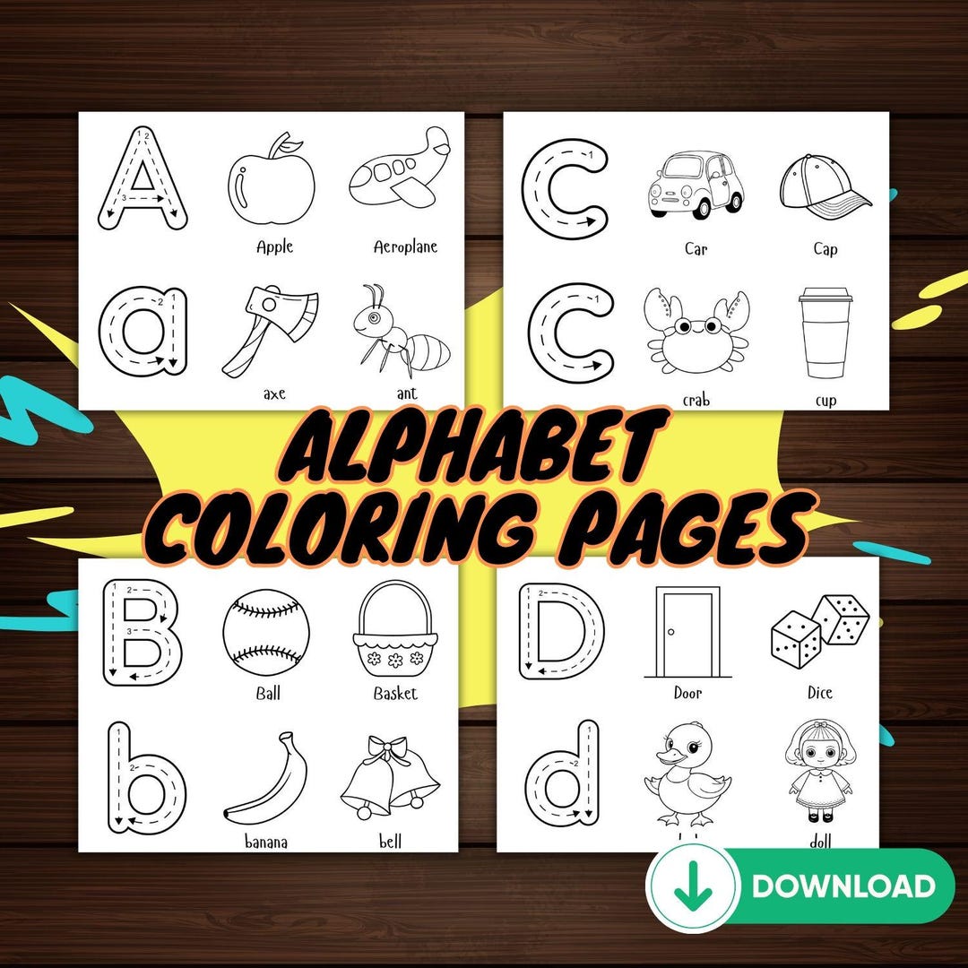 Alphabet Coloring Pages, Preschool Letters, Preschool Activity ...