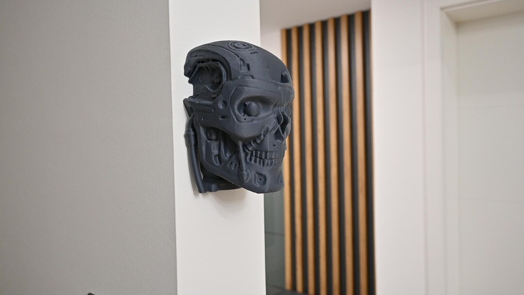 Terminator Head - T-800 – Wall-mounted Sci-fi Decor - Etsy