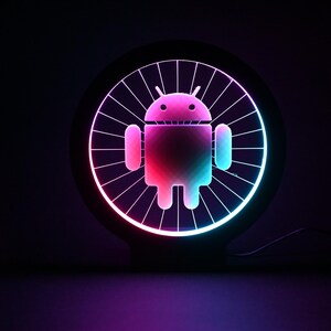 Android Logo LED Desk Lamp – Bring Futuristic Lighting to Your Space ...