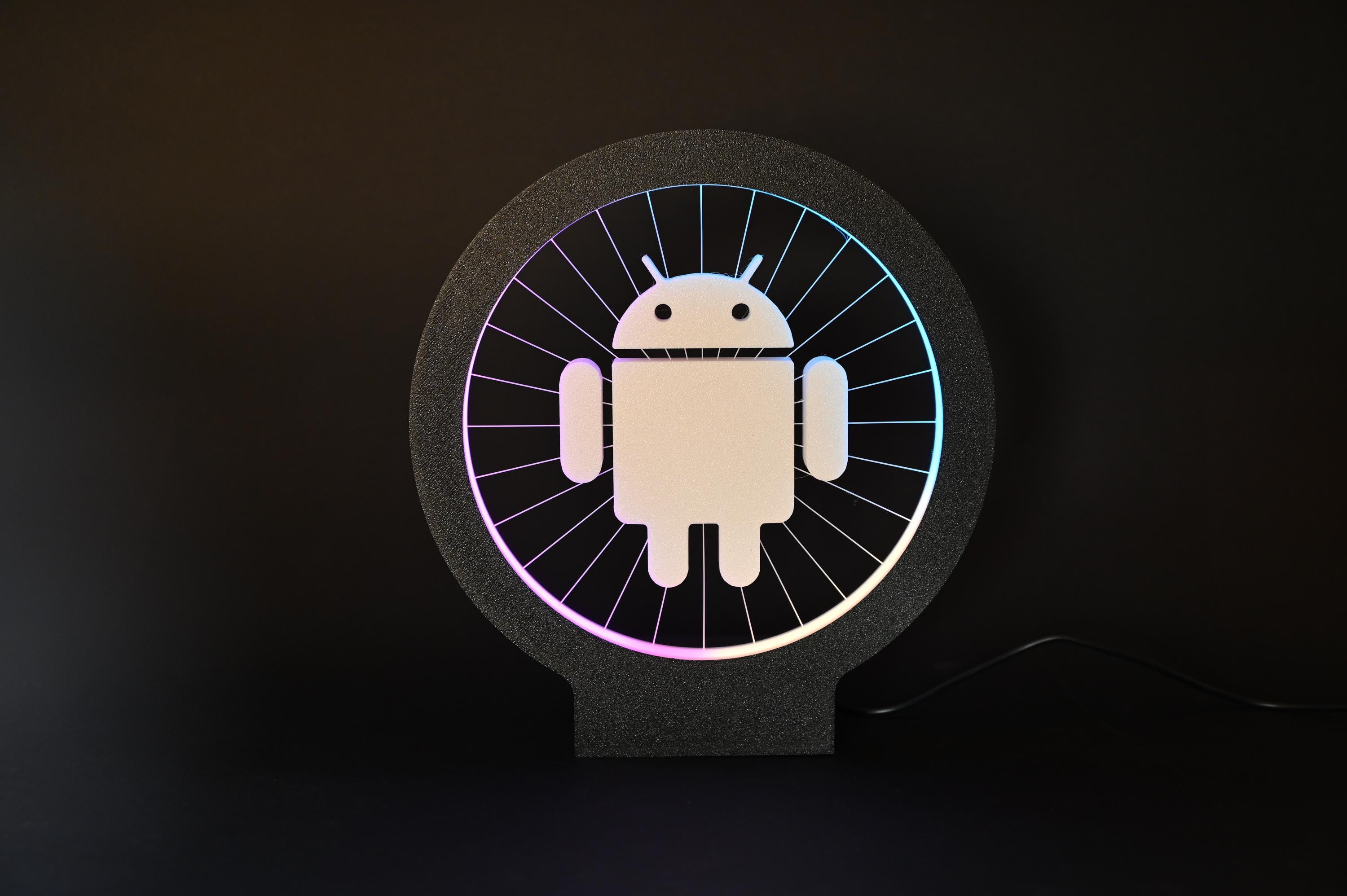 Android Logo LED Desk Lamp – Bring Futuristic Lighting to Your Space ...