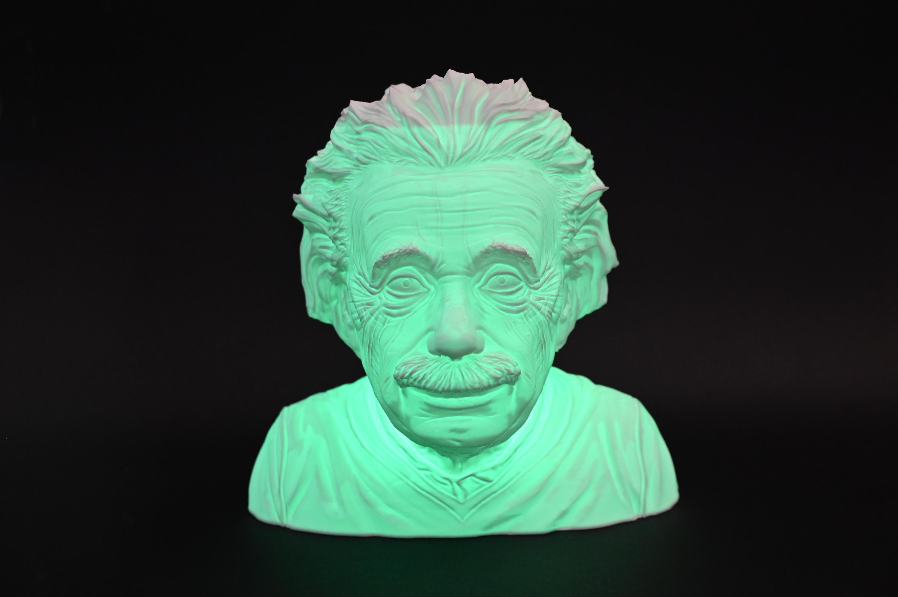 Einstein RGB LED Bust, Remote Controlled 3D Printed Sculpture - Etsy