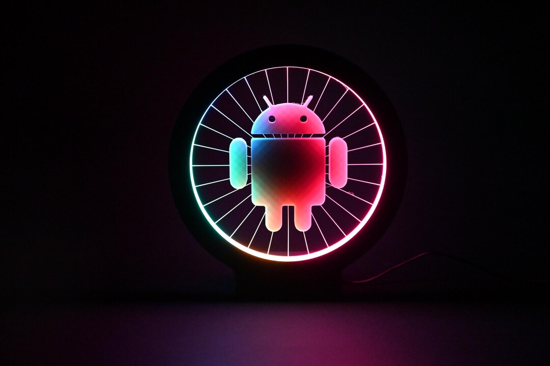 Android Logo LED Desk Lamp – Bring Futuristic Lighting to Your Space ...