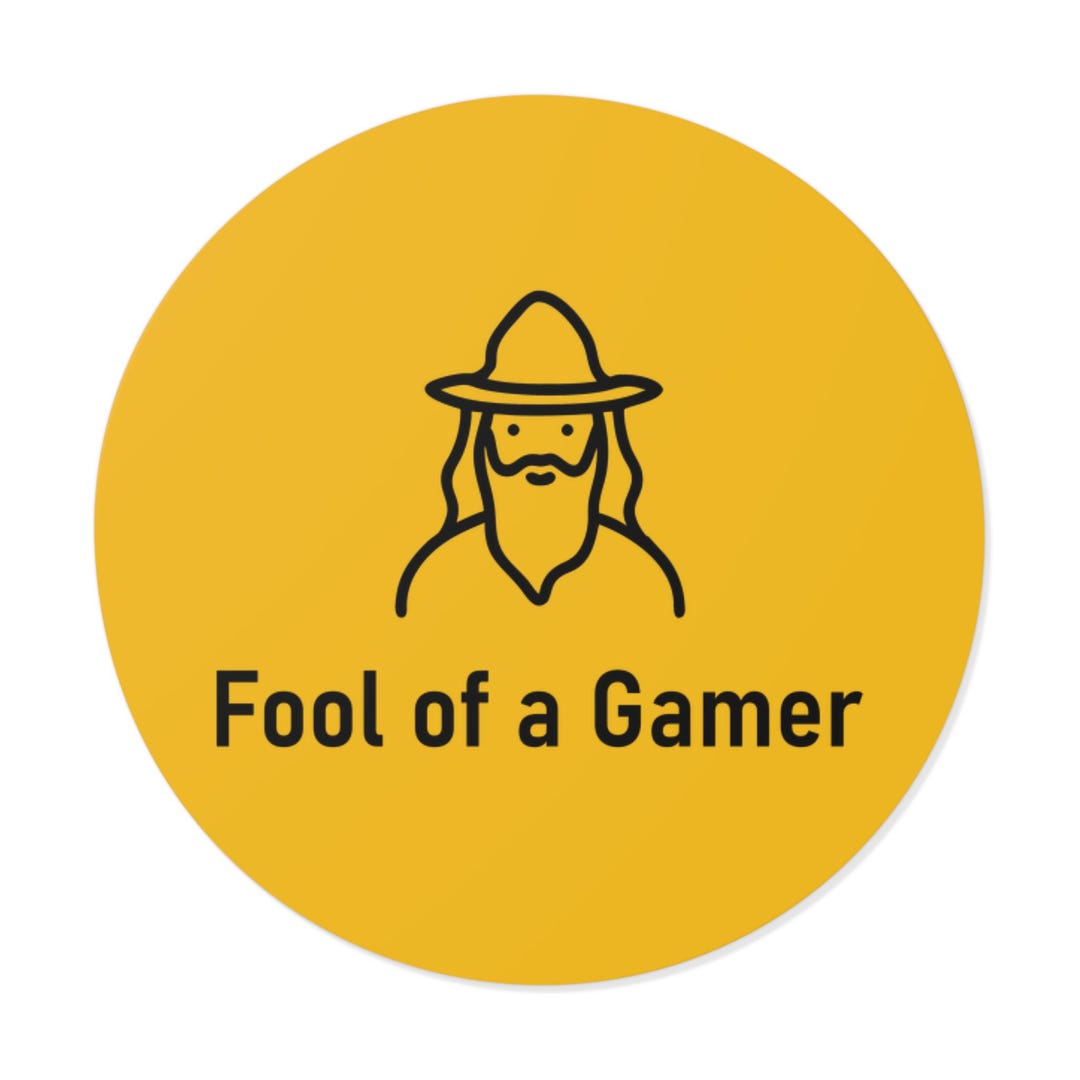 Round Vinyl Stickers, the Lord of the Rings, Gandalf, Fool of a Took ...