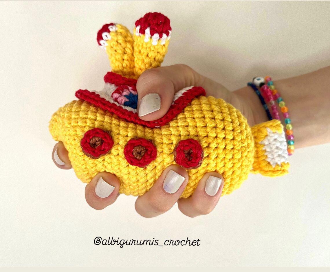 PDF Crochet Pattern the Beatles Squishy Yellow Submarine Amigurumi ...