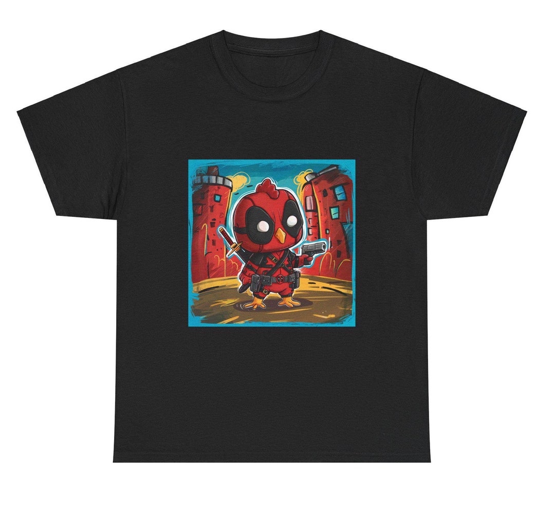 Deadpool Chicken Shirt, A Perfect Mix for the Deadpool Fan and Chicken ...