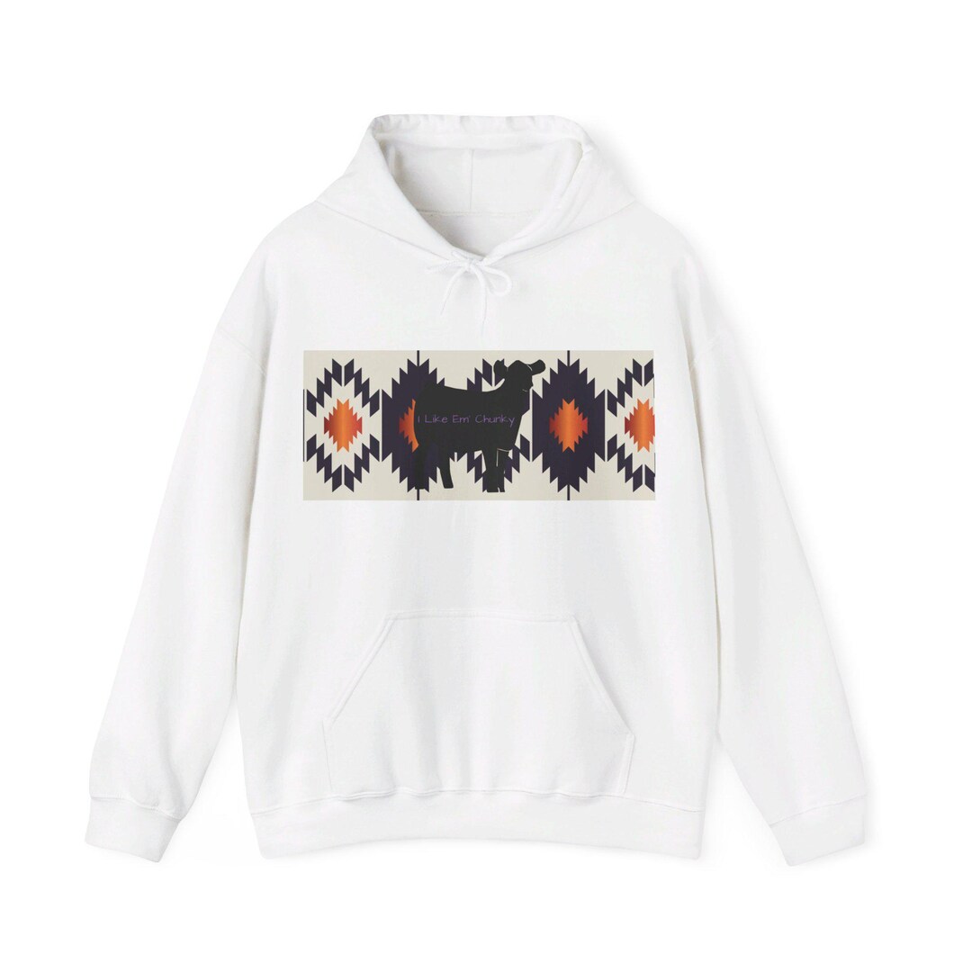 Chunky Show Cattle Hoodie, Livestock Lover Gift, Farm Animal Sweatshirt ...