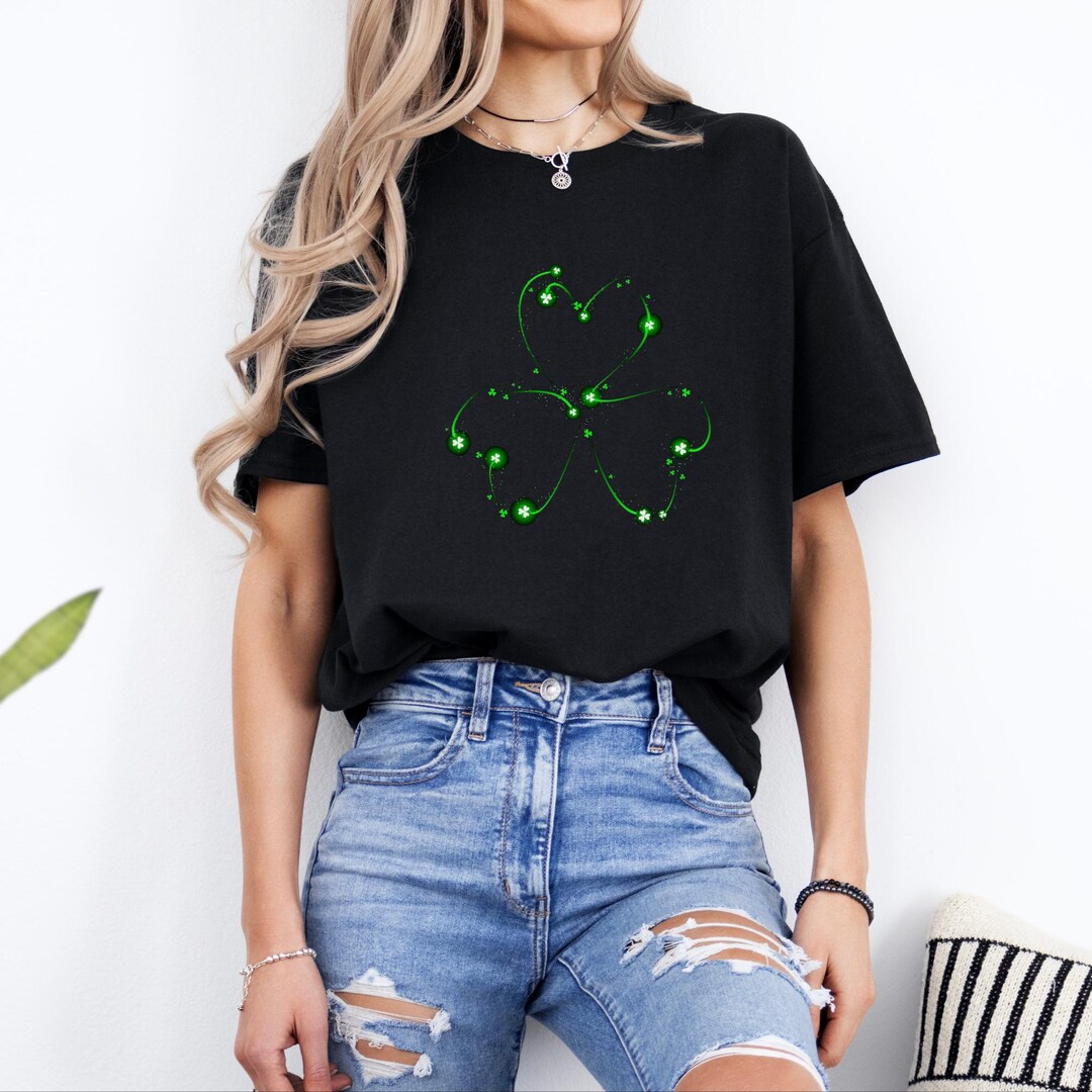 Four Leaf Clover Shirt,st Paddys Day Shirt,4 Leaf Clover Shirt,lucky ...