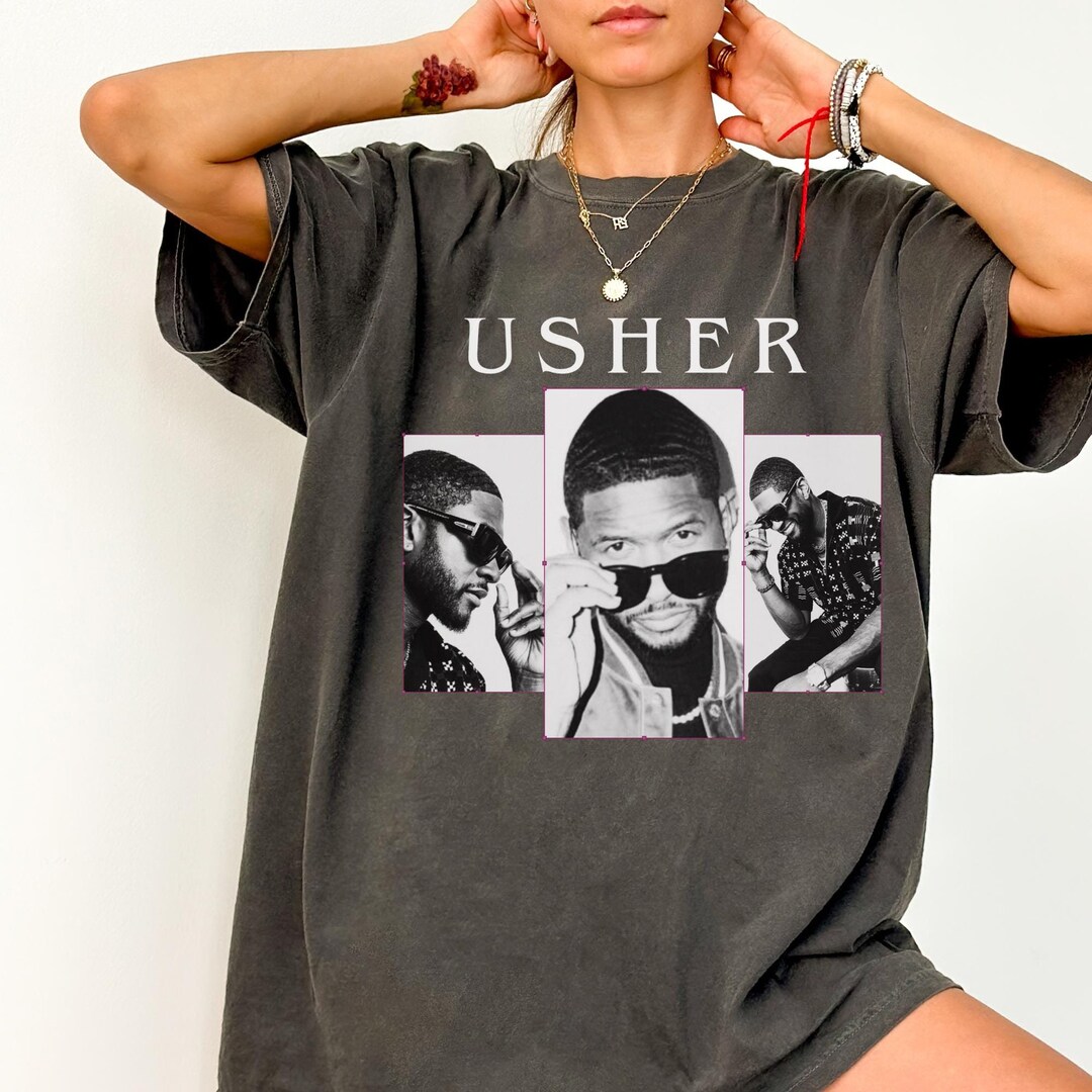 Usher Shirt,usher Tshirt,past Present Future,usher Merch,usher Tour ...
