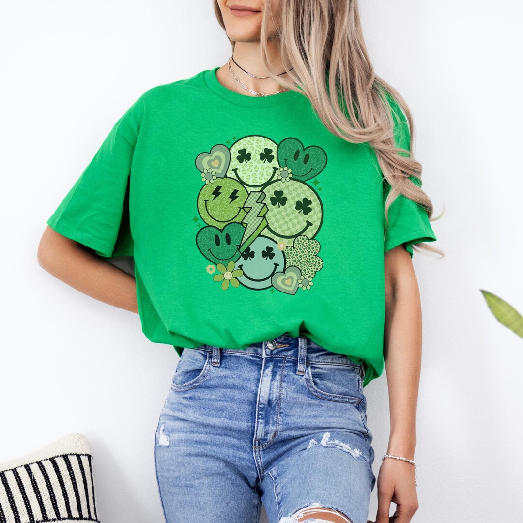 Four Leaf Clover Shirt,st Paddys Day Shirt,4 Leaf Clover Shirt,lucky ...